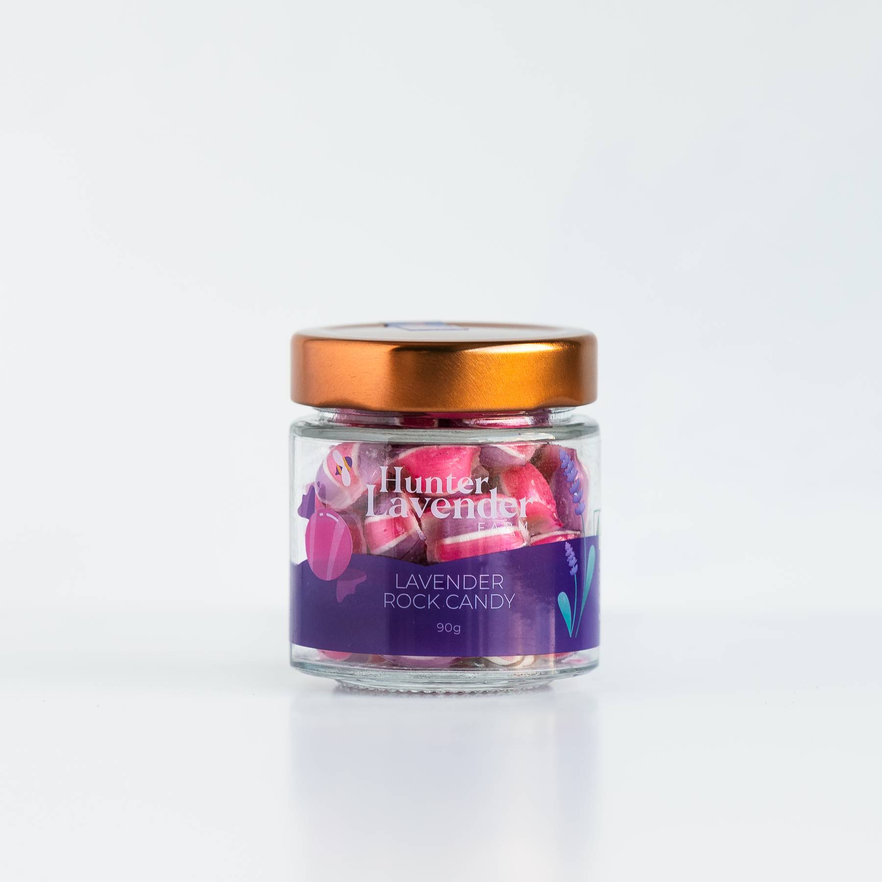 Lavender Rock Candy | Lollies Online Australia – Hunter Lavender Farm